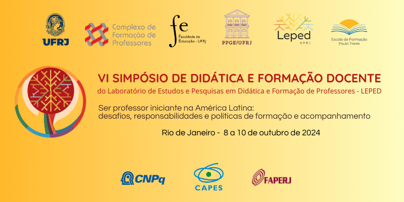 Estão abertas as inscrições para o VI SIMPÓSIO DE DIDÁTICA E FORMAÇÃO ...