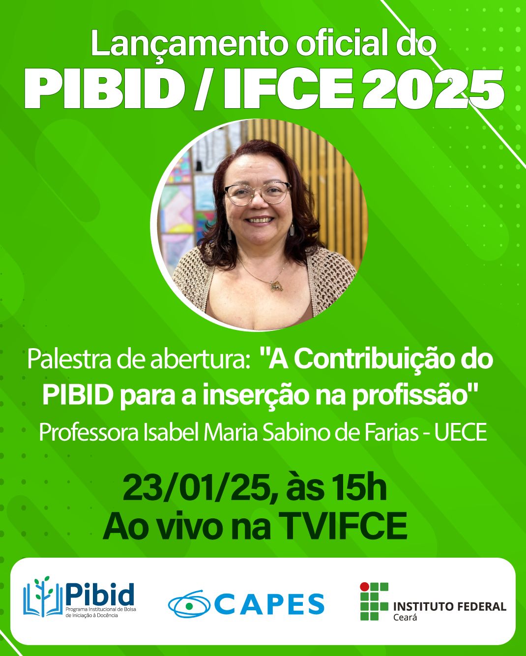 Lançamento oficial do PIBID/IFCE 2025 – Educas